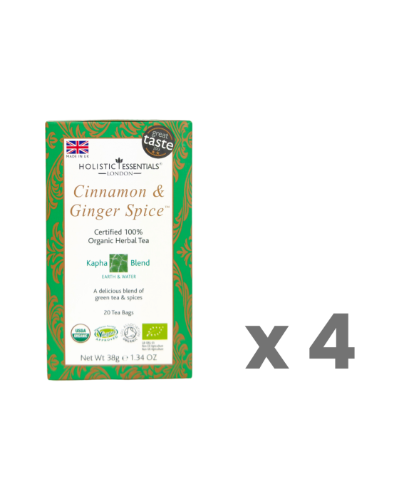 Cinnamon & Ginger Spice™ Herbal Tea - Carton (4 Boxes)
