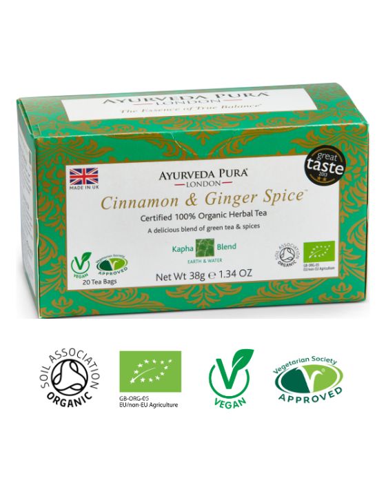 Cinnamon & Ginger Spice™ Herbal Tea - Carton (4 Boxes)