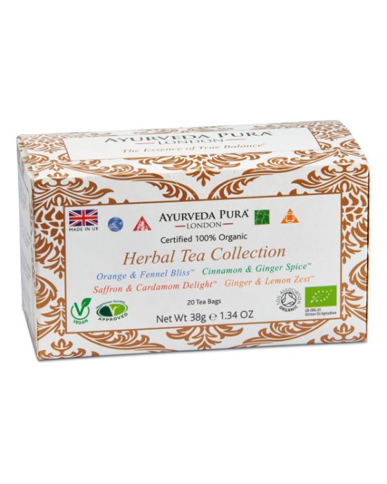 Organic Herbal Tea Collection™ - Carton (4 Boxes)